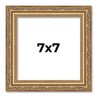 7x7 Frame Red Solid Wood Picture Frame Width 1.75 Inches | Interior ...