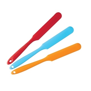 Long Handle Silicone Jar Scrapers - Set of 3 - 9.750 x 3.000 x 0.500 ...