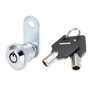 Tubular Cam Lock 20mm Cylinder Length Chrome Finish Keyed Alike - 20mm ...