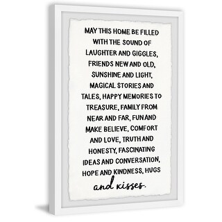 'Happy Memories' Framed Painting Print - Bed Bath & Beyond - 34070263