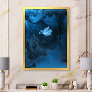 Designart "Full Frame Mixing Light" Abstract Framed Wall Art - Bed Bath ...