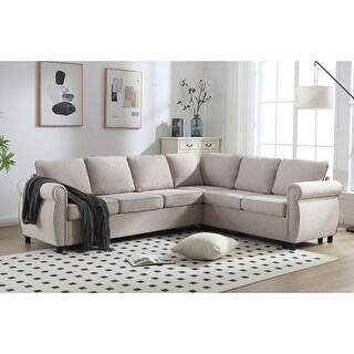 L Shaped Sleeper Sectional Sofa Couch - Bed Bath & Beyond - 41590132