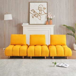 90 Inches Long, Teddy Sofa Fabric, with Spacious and Comfortable Seat ...