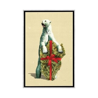 iCanvas "Santa Bear" by Figaro Many Framed - Bed Bath & Beyond - 37728401