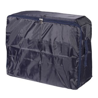 Clothes Storage Bags, 23.6'' Length Closet Organizer Bag, Navy Blue ...
