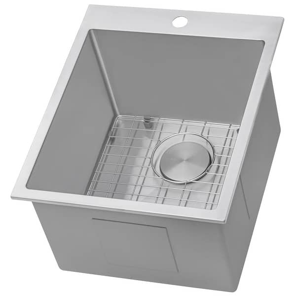 Ruvati Topmount Laundry Utility Sink 18 x 22 x 12 inch Rounded Corners ...