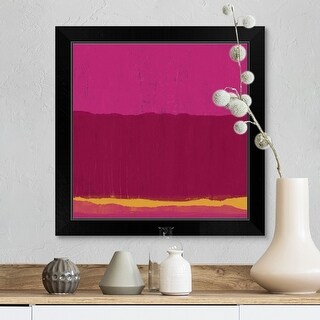 "Undaunted Pink II" Black Framed Print - Bed Bath & Beyond - 30186025