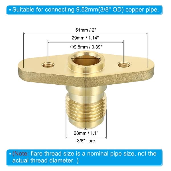 6.5mm x 1/4 Inch Brass Fitting, Drop Ear Fitting w White Cap - Gold ...