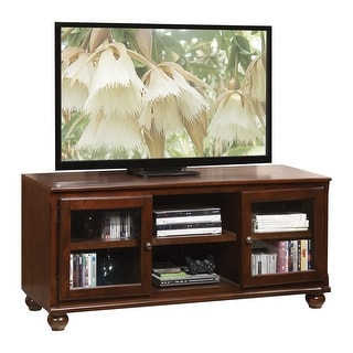 TV Stand for TVs up to 59" Entertainment Units with Door & Partition ...