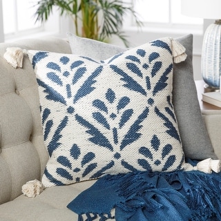 Sierrae Coastal Cottage Throw Pillow with Tassels - Bed Bath & Beyond ...