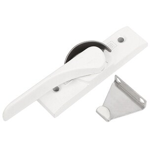 115mm Length Crescent Type Left Hand Screw Fixed Window Sash Lock White ...