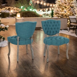 Traditional Design Set of 2 Accent Chair Arm Chair Side Chairs - Bed ...