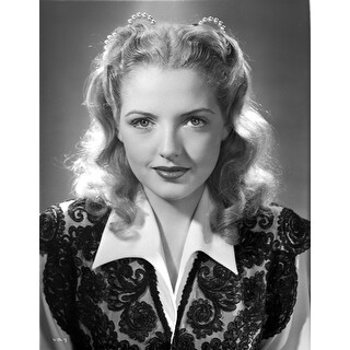 Virginia Patton Smirking in Embroidered Top Dress Photo Print - Bed ...