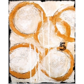 "The Twelve Days of Christmas - Five Golden Rings" Poster Print - Multi ...