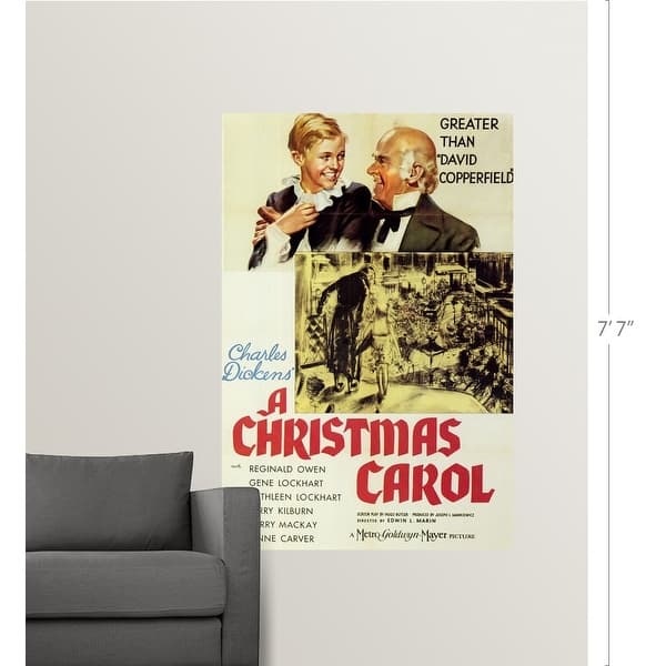 "A Christmas Carol (1938)" Poster Print - Multi - Bed Bath & Beyond ...