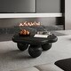 Petal-Shaped Modern Minimalist Coffee Table with Spherical Legs - Bed ...