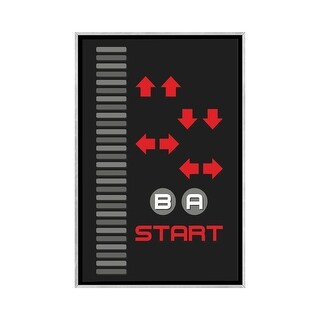 iCanvas "Retro Game Cheat Code" by Benton Park Prints Framed - Bed Bath ...