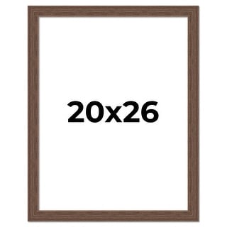20x26 Frame Brown Distressed Barnwood Picture Frame | Rustic Farmhouse ...