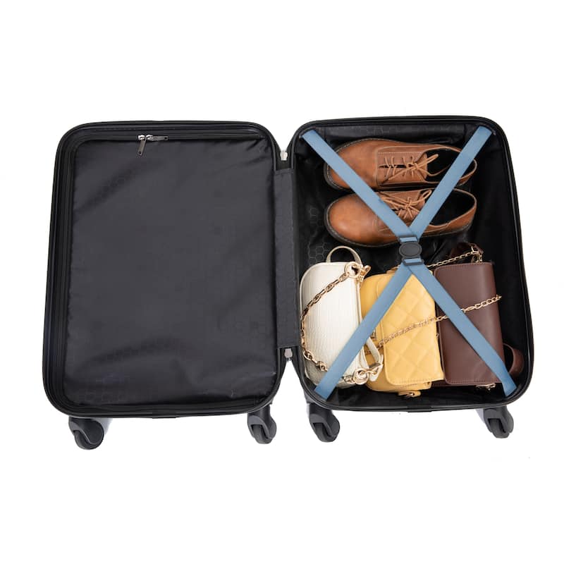 Luggages Hardside Expandable ABS Lightweight Suitcase, Travel Carry On ...