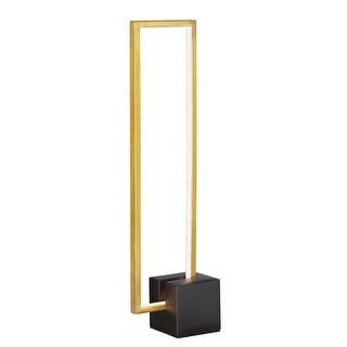Dainolite Florence LED Table Lamp - 22W - Aged Brass Finish - Matte ...