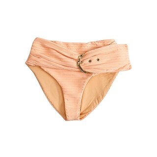 Revel Rey Women's Dean Bikini Swim Bottom Separates Swimsuit (S, Peach ...