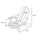 Seaton Folding Poly Adirondack Chair with Pull-out Ottoman, Set of 2 - Bed Bath & Beyond - 34160900