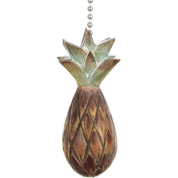 Pineapple Carved Painted Wood Ceiling Fan Pull - Bed Bath & Beyond ...