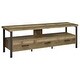 Coaster Furniture Ruston Weathered Pine 71-inch 3-drawer TV Console ...