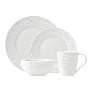 Pique 16 Piece Dinnerware Set, Service For 4 - Bed Bath & Beyond - 31507503