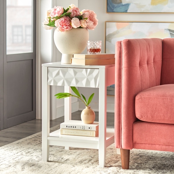 Pink side table the range store