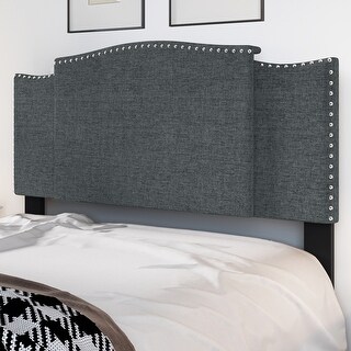 Adjustable Full/Queen Upholstered Tufted Headboard - Bed Bath & Beyond ...