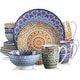 vancasso Mandala Bohemian Porcelain Dinnerware Set (Service for 4 ...