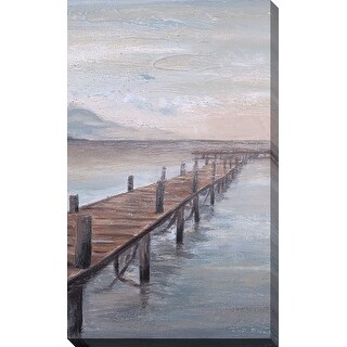 "Calm Placid Lake (Vertical)" Print on Canvas - Bed Bath & Beyond ...