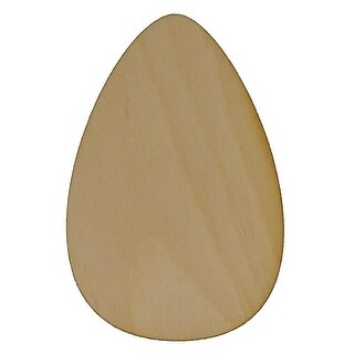 1 Pc, 8" x 12" x 1/4" Baltic Birch Plywood Easter Egg Wood Cutout ...