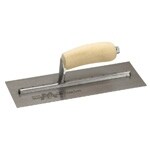 Marshalltown MXS62 Finishing Trowels 12"x4", With Curved Wood Handle ...