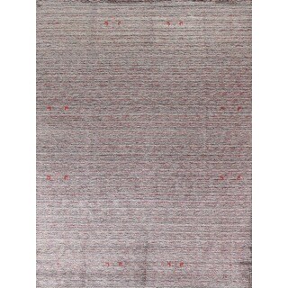 Multi-Color Striped Gabbeh Oriental Area Rug Handmade Wool Carpet - 7 ...