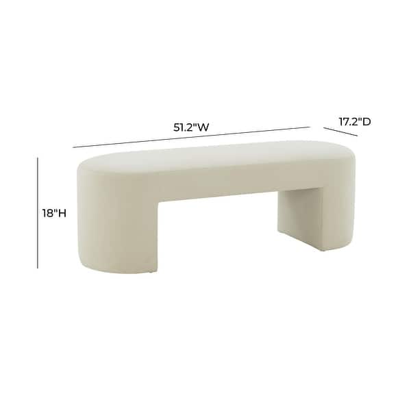 Elena Chiffon Yellow Velvet Bench - Bed Bath & Beyond - 37251624
