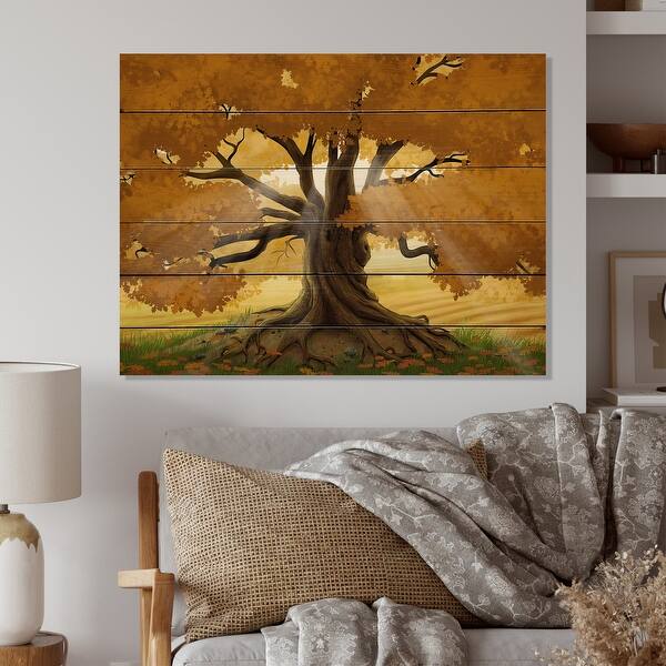 oak tree interior design