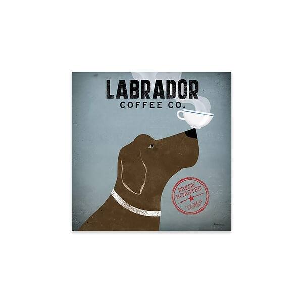Labrador Coffee Co. Print On Acrylic Glass by Ryan Fowler - Bed Bath ...