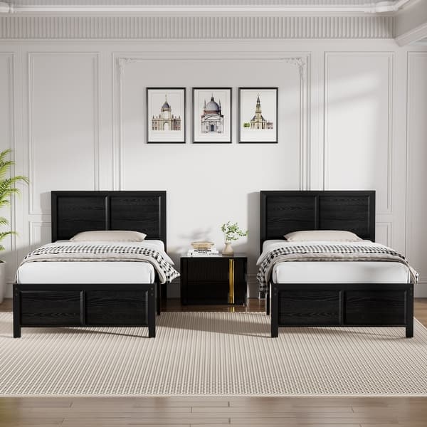 elevated platform twin bed