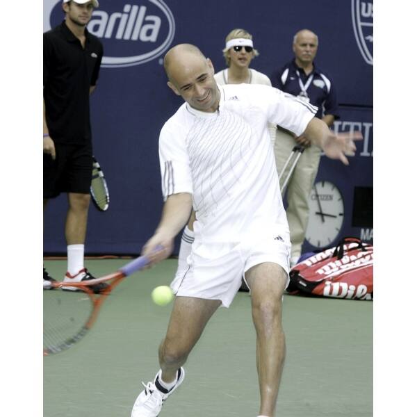 Andre Agassi playing tennis Photo Print - Bed Bath & Beyond - 25385084