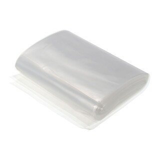 Clear Flat Open Poly Bags PE Retail Pouches 2 Mil 7x21.5 in 100pcs ...