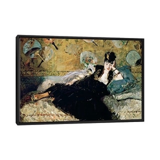 iCanvas "The Lady With Fans (Portrait Of Nina de Callias), c.1873-74 ...