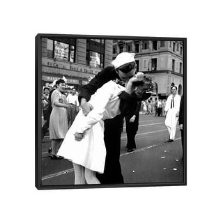 iCanvas "Kissing the War Goodbye - V-J Day in Times Square" by Victor ...