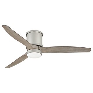 Hinkley Lighting Hover Flush 52" 3 Blade Smart LED Ceiling Fan with ...