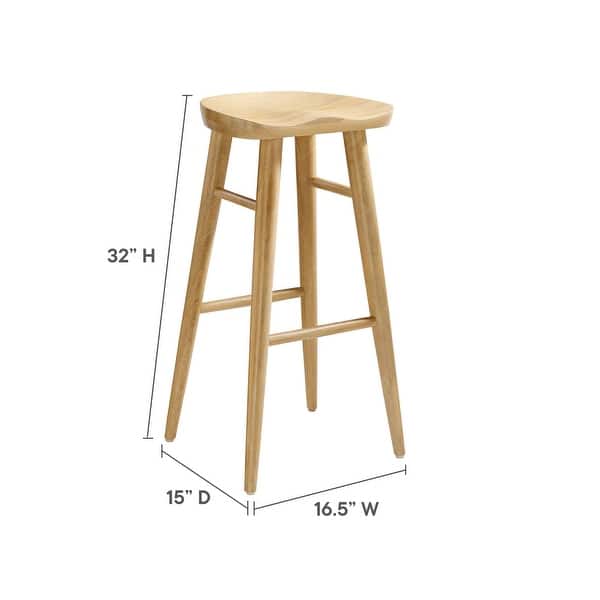 Saville Backless Wood Bar Stools - Set of 2 - Bed Bath & Beyond - 39886909
