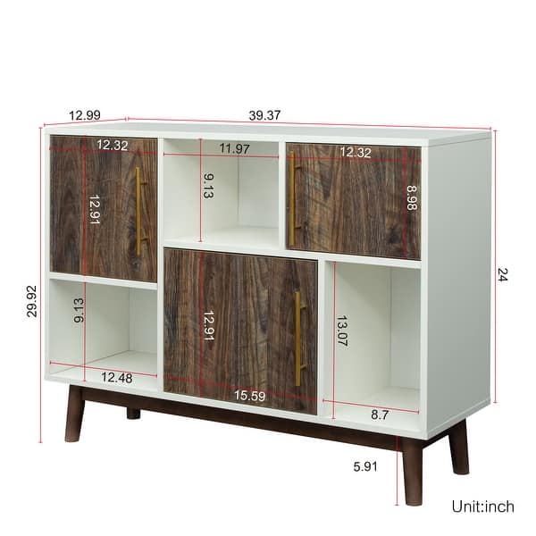 Multi-purpose storage cabinet with display stand and door - Bed Bath ...