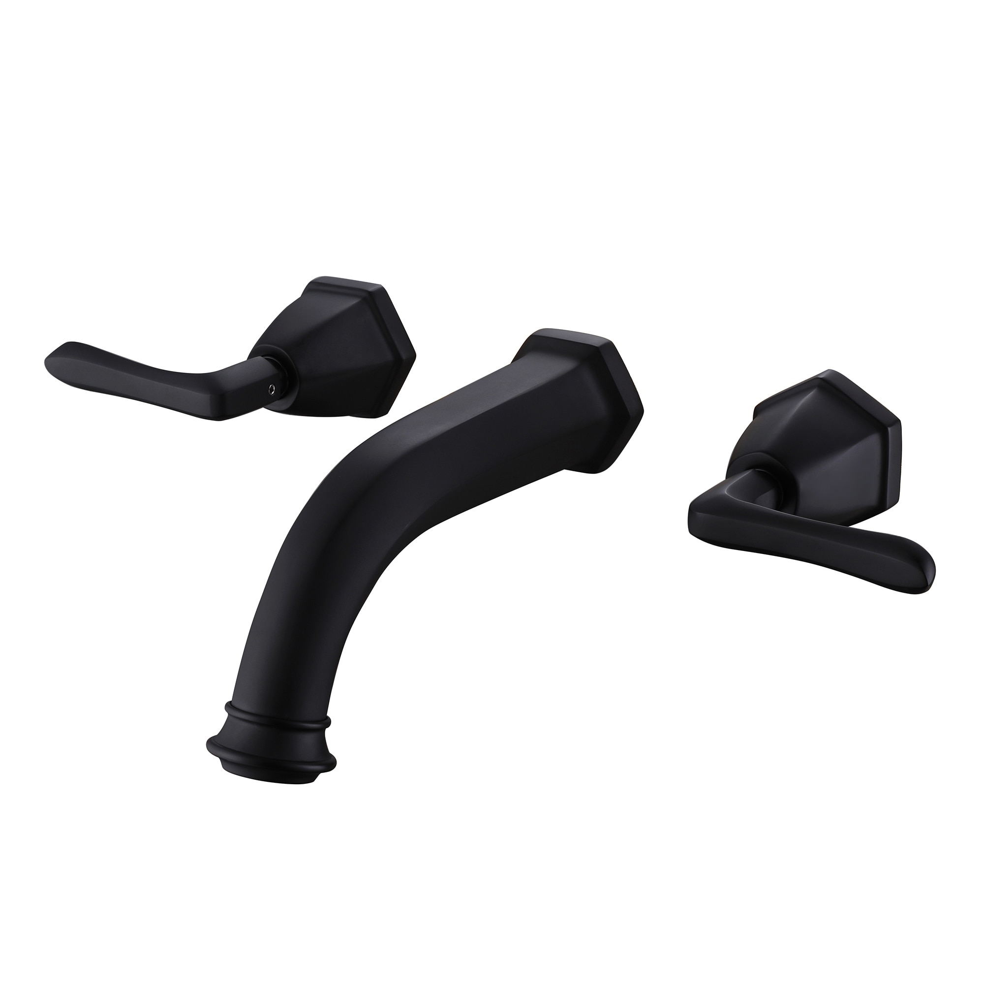 Double Handle Wall Mount Bathroom Sink Faucet - Bed Bath & Beyond ...