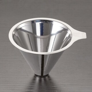 Reusable Stainless Steel Coffee Dripper Mesh Filter Strainer Basket ...