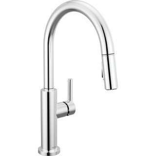 Delta 19867LF Nicoli 1.8 GPM Single Hole Pull Down Kitchen Faucet - Bed ...